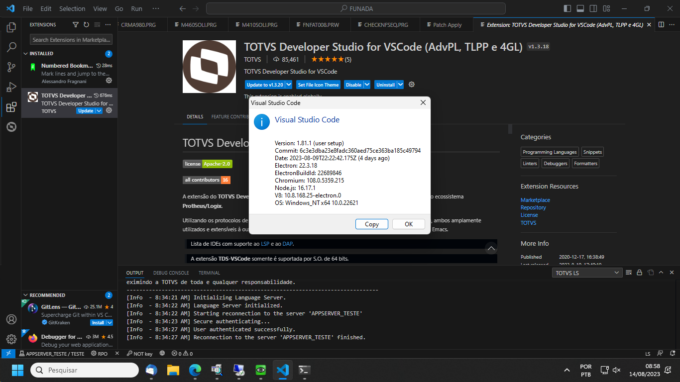 Erro Validate Patch Fail. Please input patch file. (arquivos zip) · Issue #1136 · totvs/tds ...