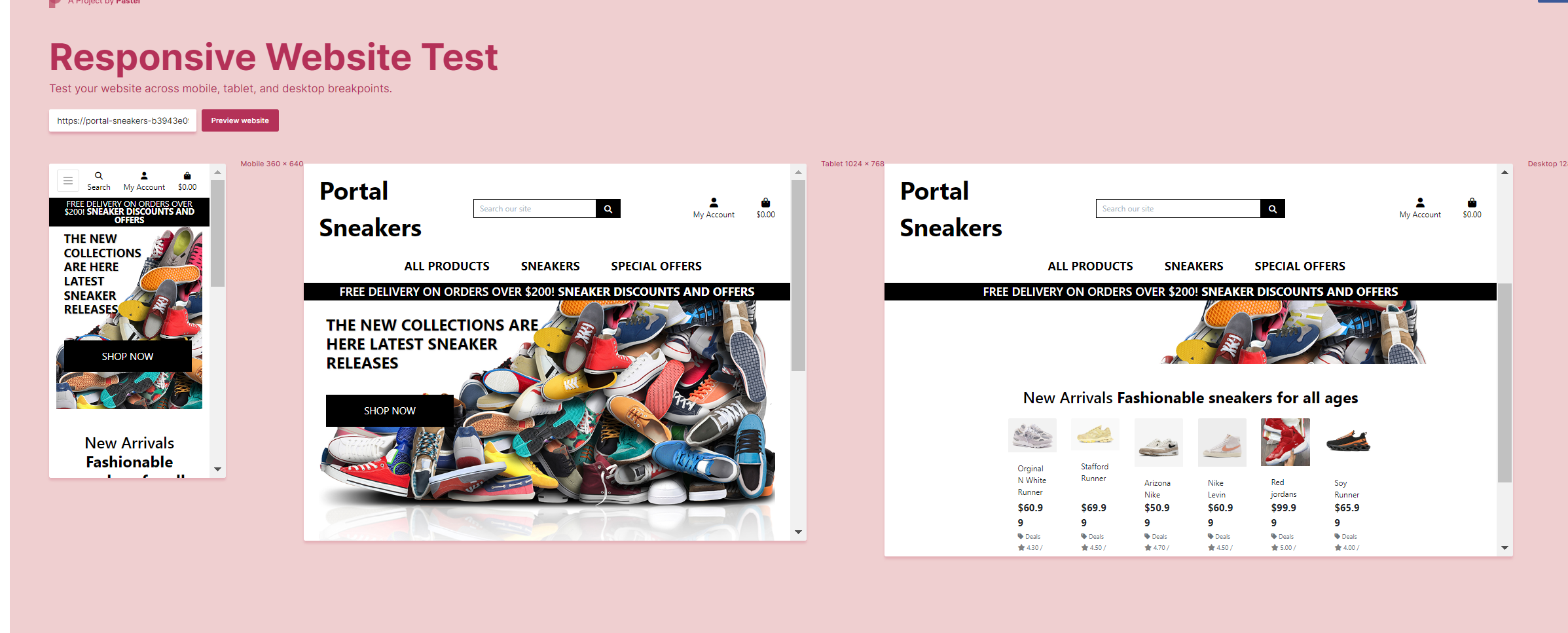 GitHub - Attila-fawal/portal-sneakers