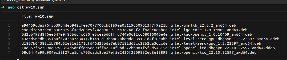 Checksum issue · Issue #525 · intel/compute-runtime · GitHub