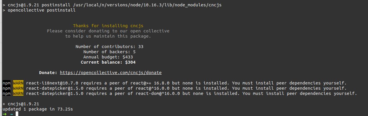 How Do I Check I Am Using The Latest 1 9 21 Version · Issue 580 · Cncjs Cncjs · Github