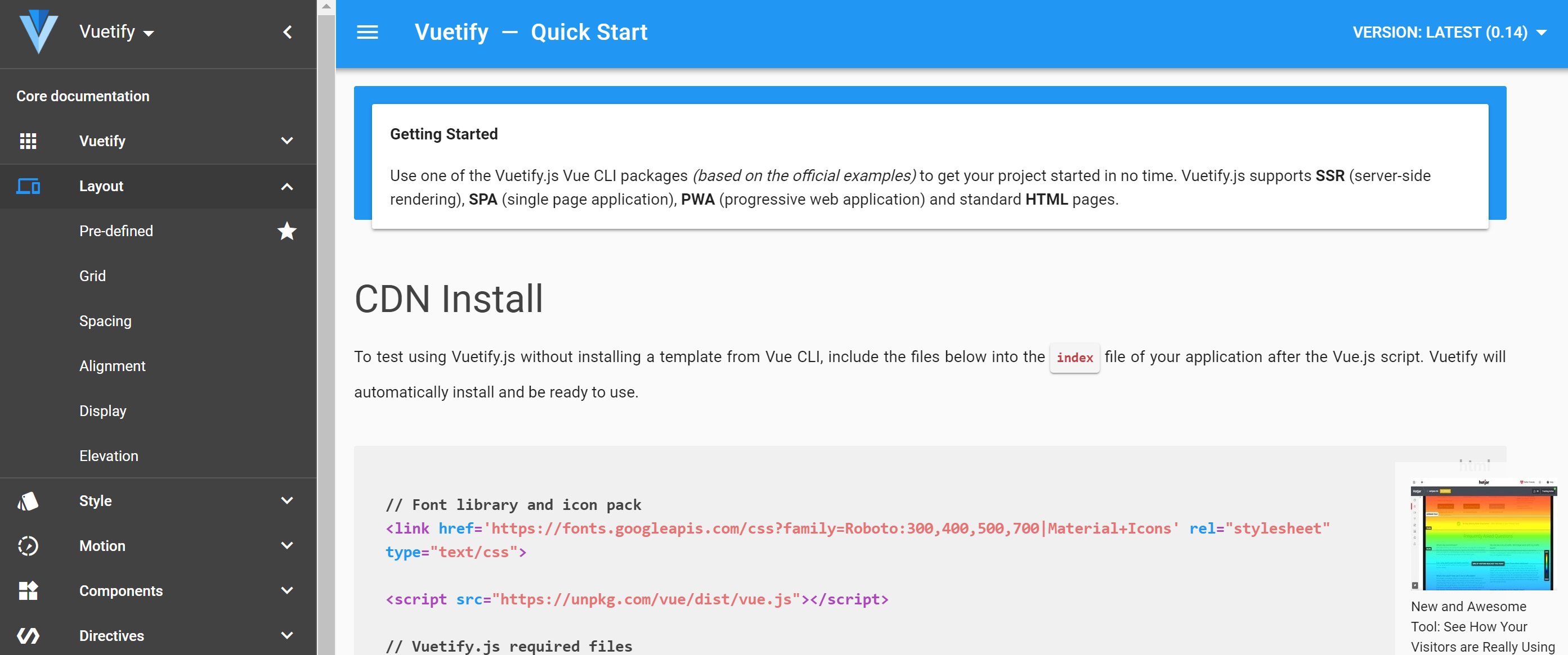Default layout '#6 Persistent' has odd behaviour when transitioning · Issue #1109 · vuetifyjs ...