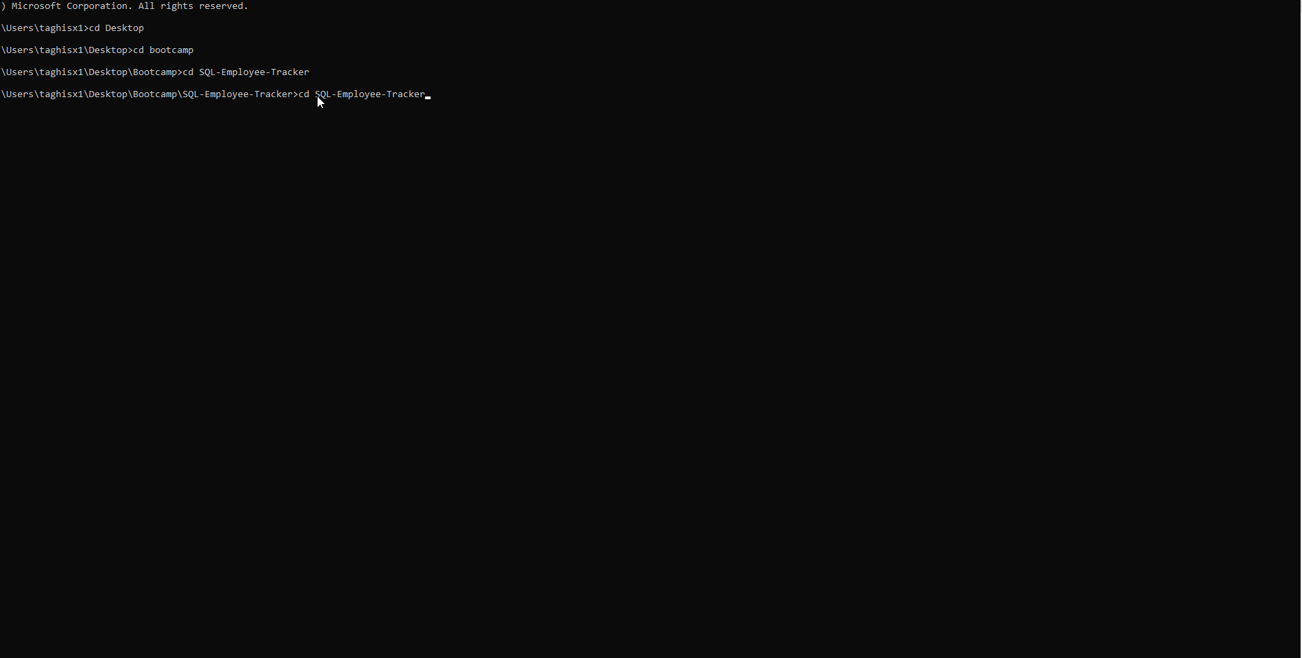 GitHub - ShivaTagh/SQL-Employee-Tracker