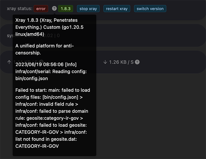 Xray-core 1.8.3 - Panel Error - (Routing Issues) · Issue #101 · iranxray/hope · GitHub