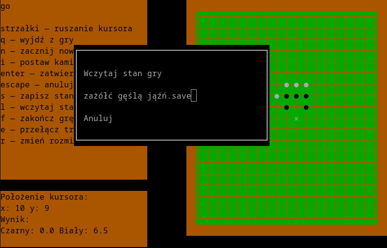 GitHub - mikolaj-klikowicz/go: Go with ncurses interface