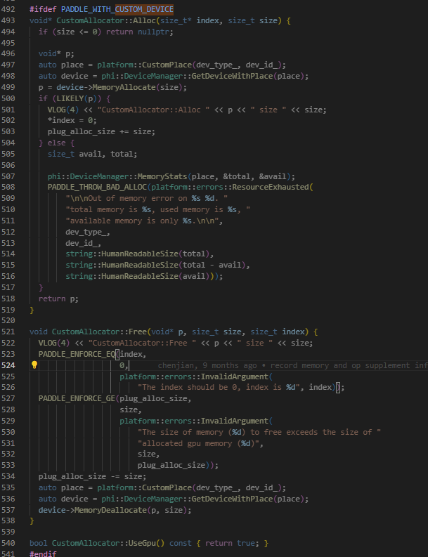 [CustomDevice] profiler支持profile_memory · Issue #51952 · PaddlePaddle/Paddle · GitHub