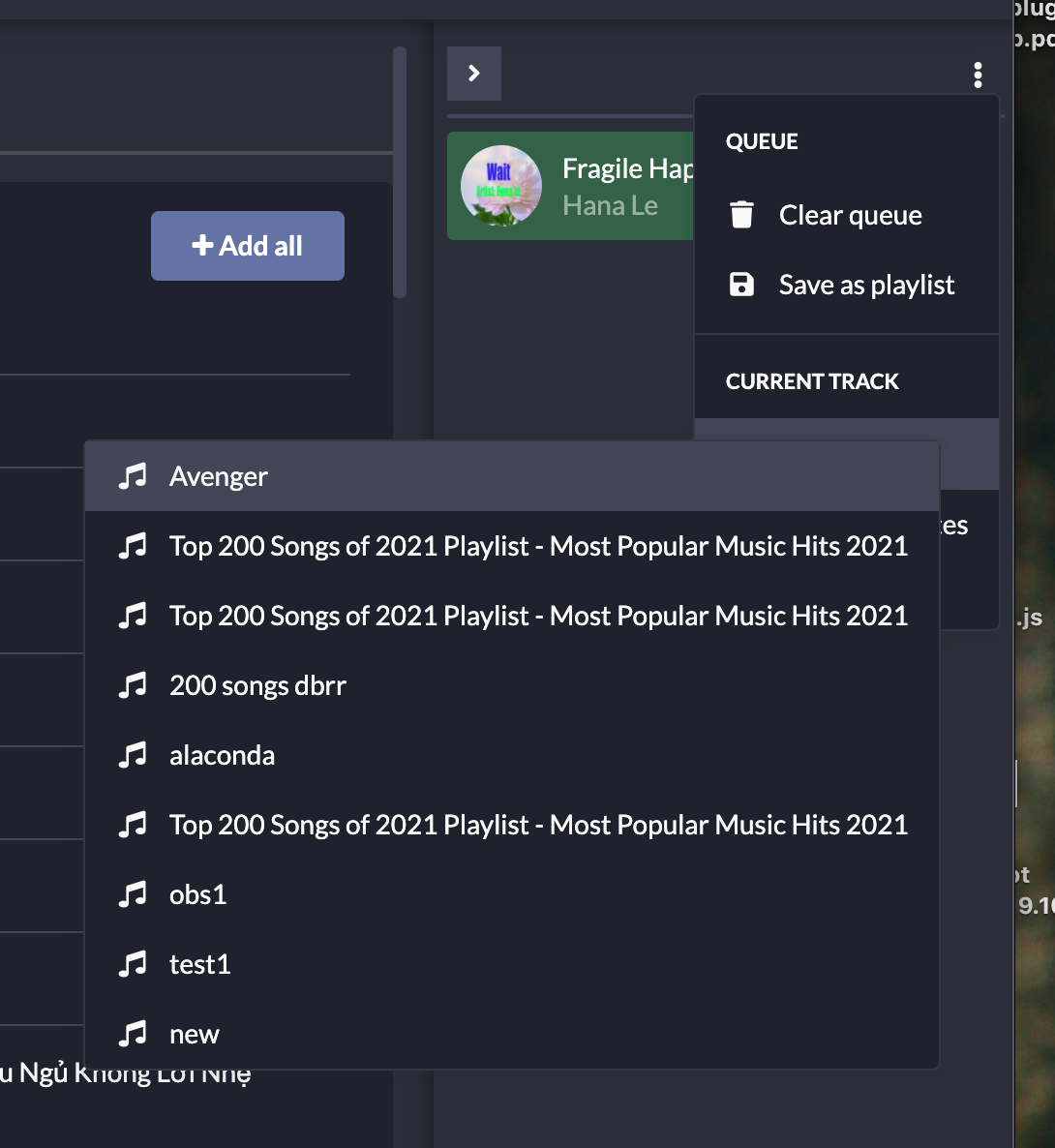 Broken list of playlist when clicking on single track in play queue ...
