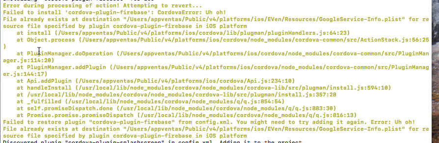 GoogleService-Info.plist alredy exist · Issue #982 · arnesson/cordova-plugin-firebase · GitHub