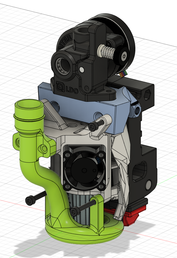 GitHub - sneakytreesnake/CrownCooler: "Crown" shaped cooling duct and associated hot end mount ...