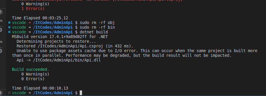 Unable to obtain lock file access on '/tmp/NuGetScratch/lock/...' since .NET 7 · Issue #12299 ...