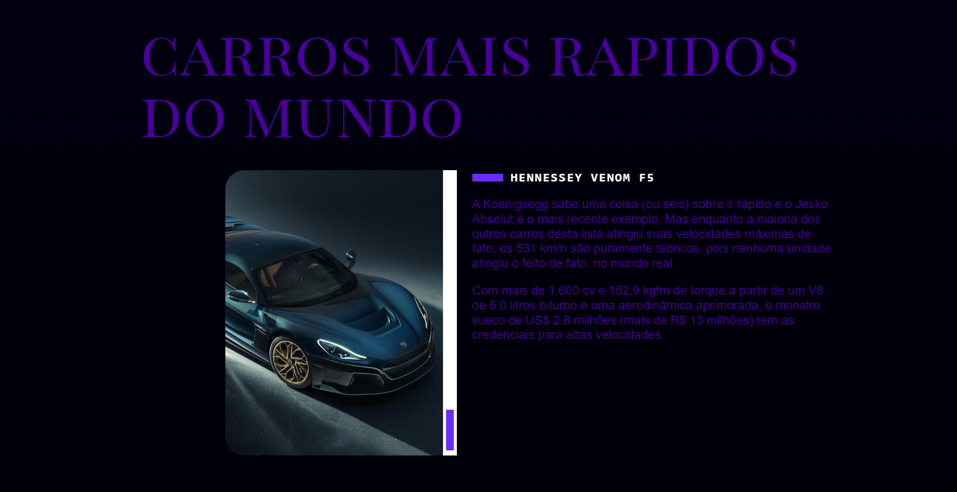 GitHub - CMarcosVi/Carros_mais_rapidos_do_mundo