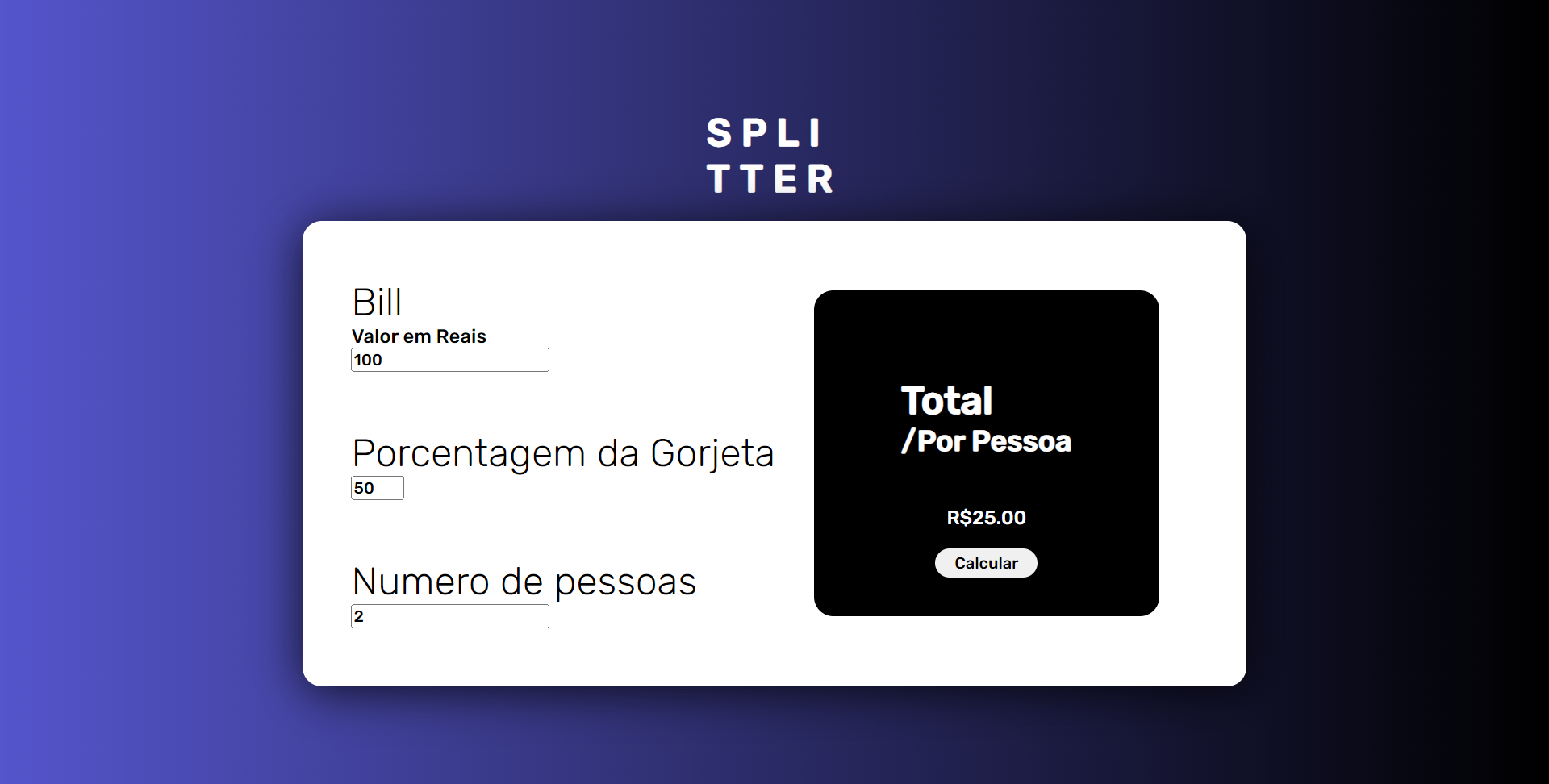 GitHub - CMarcosVi/Calculador-de-Gorjeta