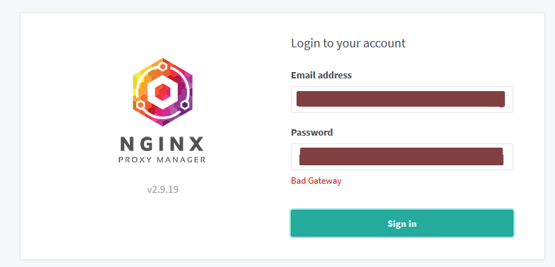 Admin Login Bad Gateway Error after routine restart (Route53 connection?) · Issue #2598 ...