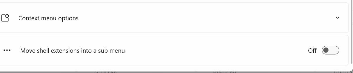 Add option to show Windows 11 Context Menu Shell Extensions always on ...