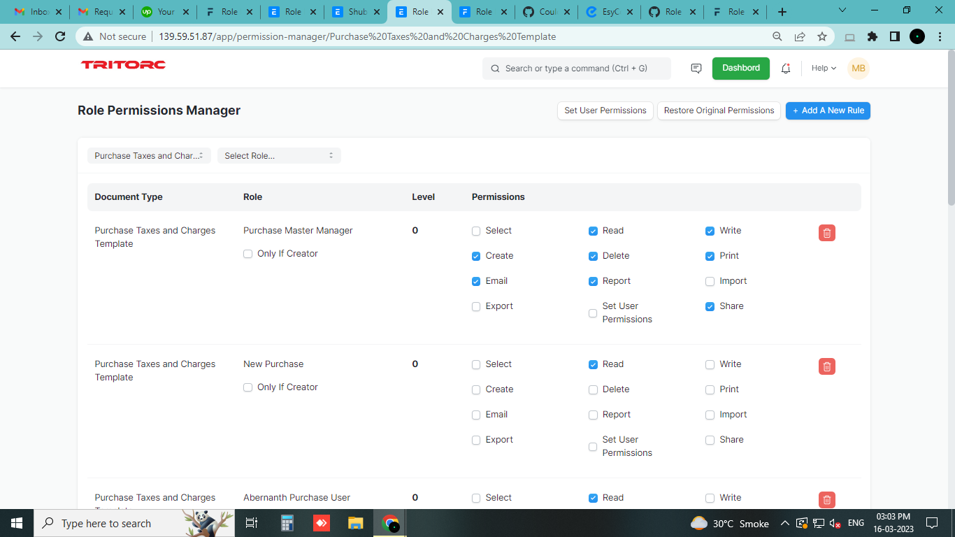 Role Permission Mananger Access Issue Erpnext · Issue 34469 · Frappe Erpnext · Github
