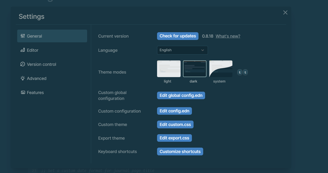 Default template showing while config.edn is empty · Issue #8891 · logseq/logseq · GitHub