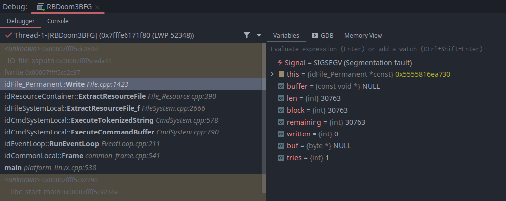 extract_resources.cfg crashes on Linux · Issue #726 · RobertBeckebans/RBDOOM-3-BFG · GitHub