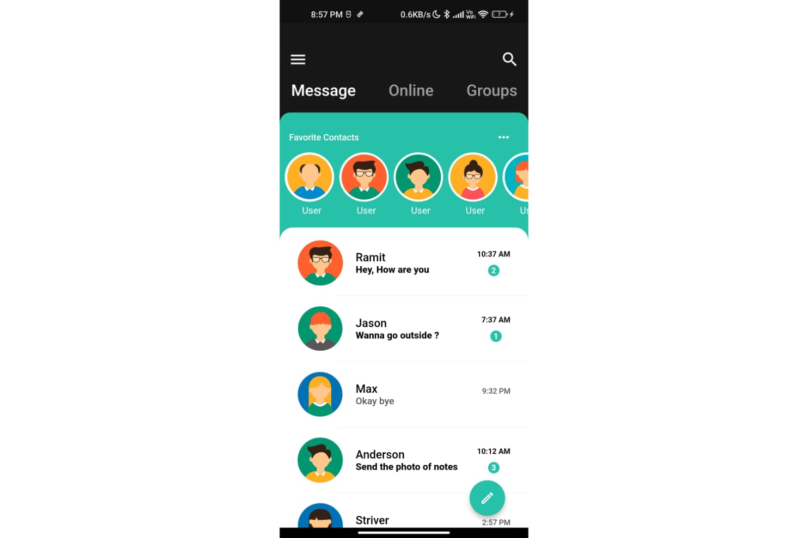 GitHub - itsRamit/Chating_App_UI