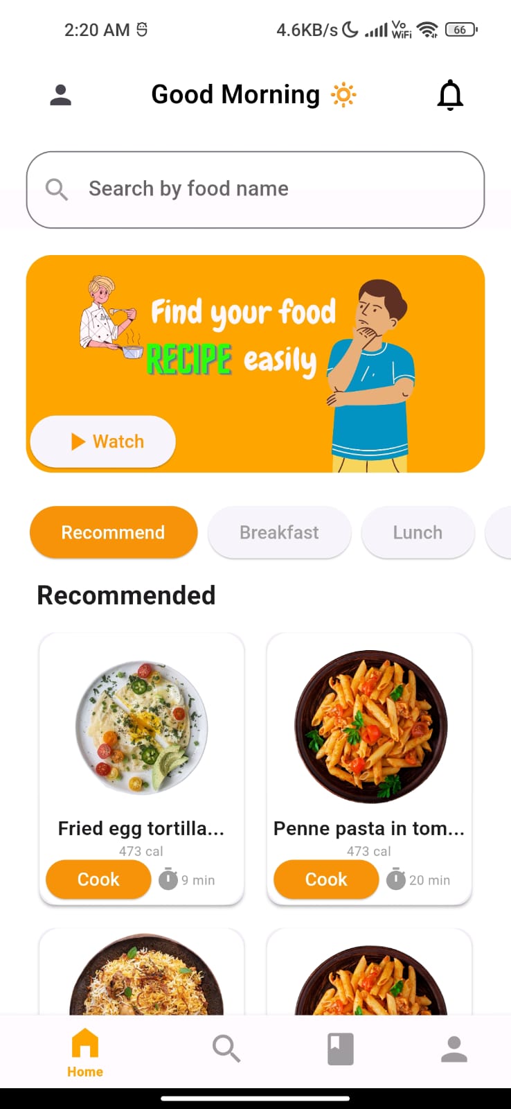 GitHub - itsRamit/Food_Recipe_App