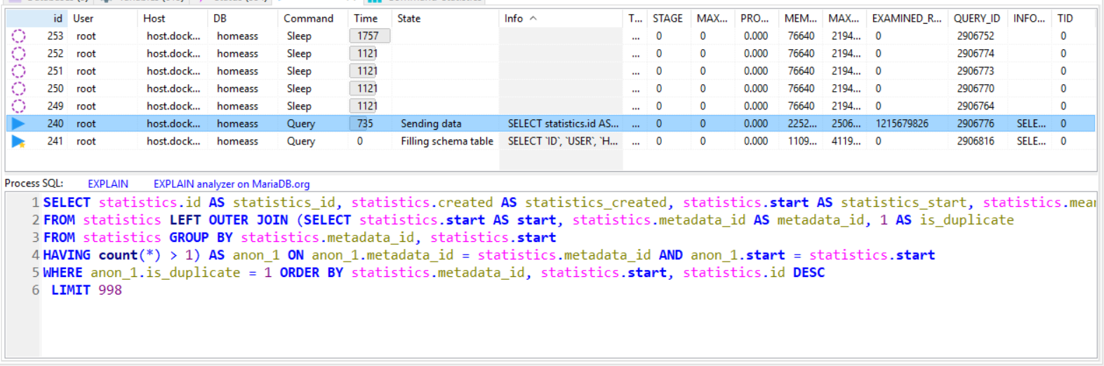 Database migration not finishing, upgrading to 2022.2 · Issue #65682 ...