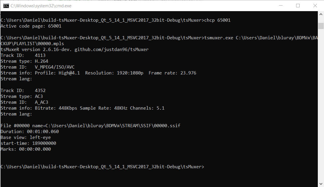 tsMuxeR version after git-7740bd5@Win10 64bit wrong detect mvc stream in mpls · Issue #209 ...
