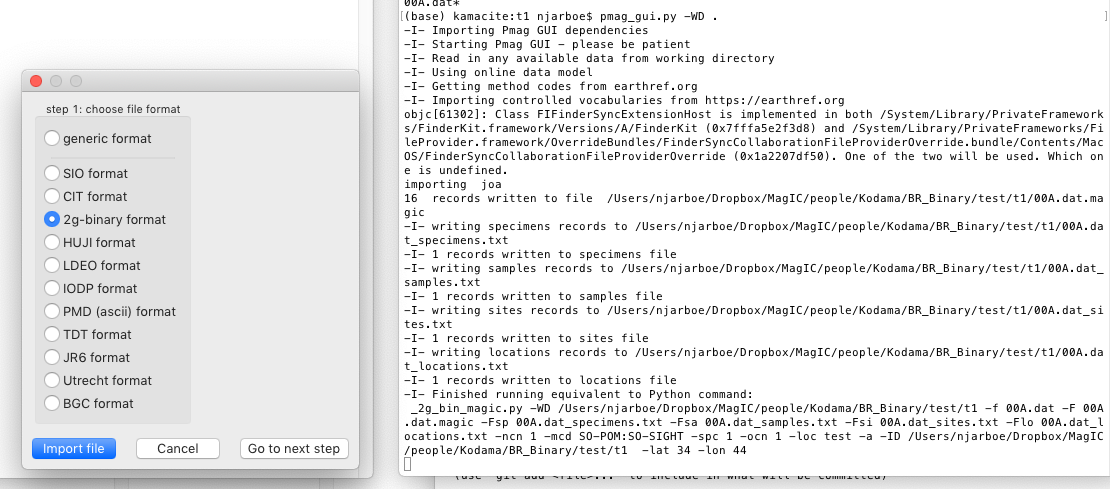 Trouble In Pmaggui · Issue 629 · Pmagpypmagpy · Github