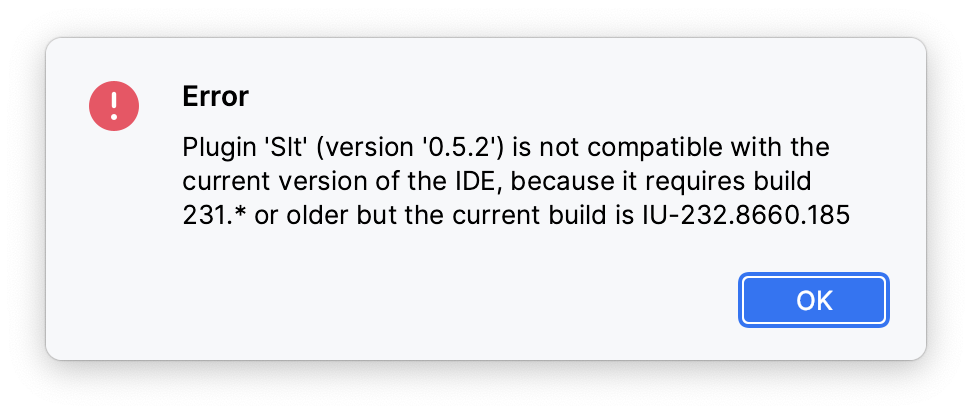 Doesn't work with IDEA 2023.2 · Issue #97 · Enerccio/SLT · GitHub
