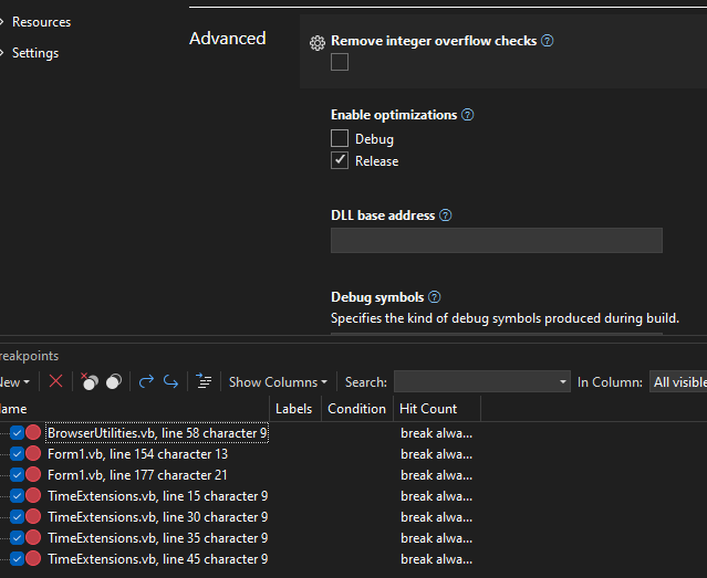 Issue with Debugging VB applications after installing Version 17.3.0 ...