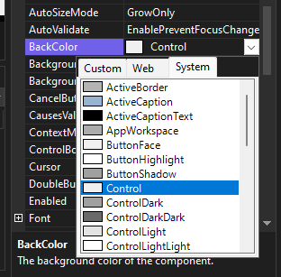 The color picker does not support Alpha in ARGB · Issue #7797 · dotnet/winforms · GitHub