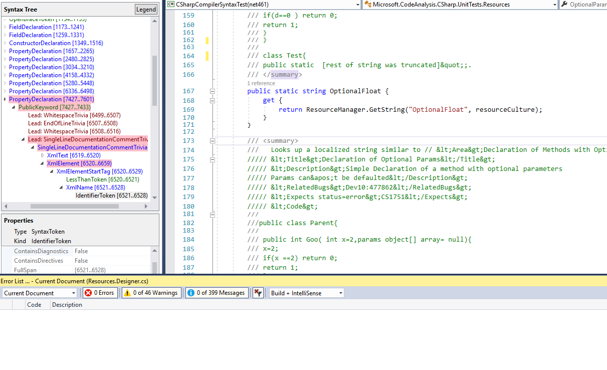 Issue with SyntaxWalker and Malformed XML comments · Issue #26973 ...