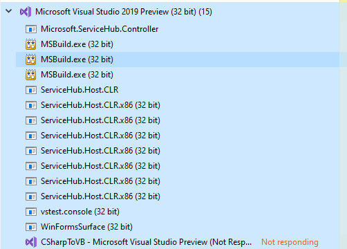 VS hangs opening solution with VB project · Issue #5878 · dotnet/project-system · GitHub