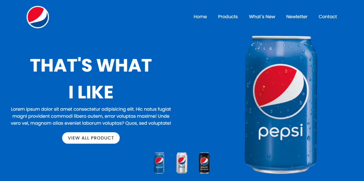 GitHub - LuuisFernando/Pepsi-layout