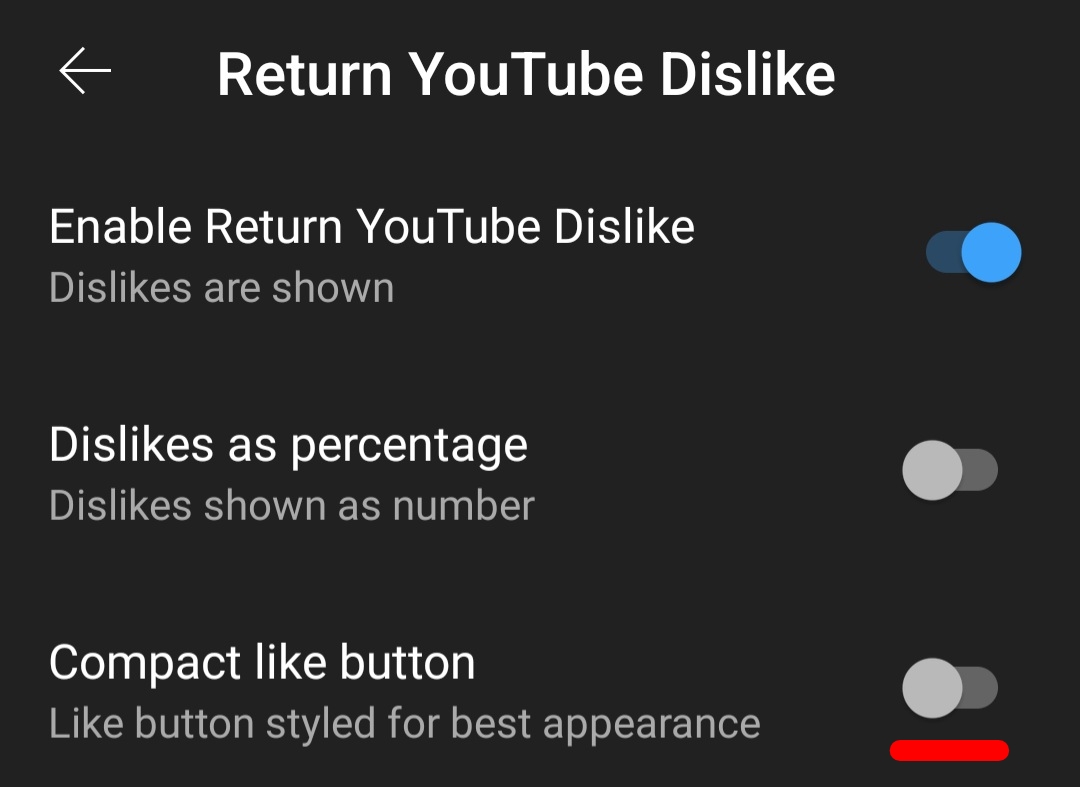 bug: theme not applied to left separator of compact like button in return-youtube-dislike ...