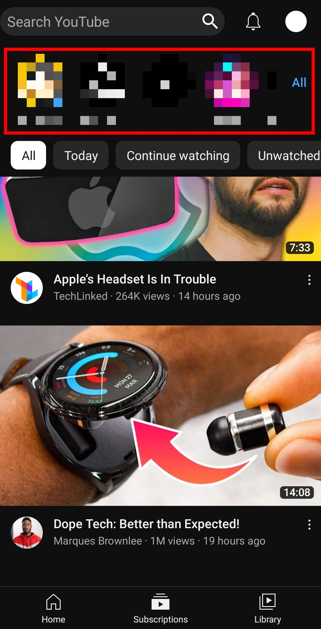 feat(patch): Hide subscribed channels section in subscriptions feed · Issue #608 · inotia00 ...