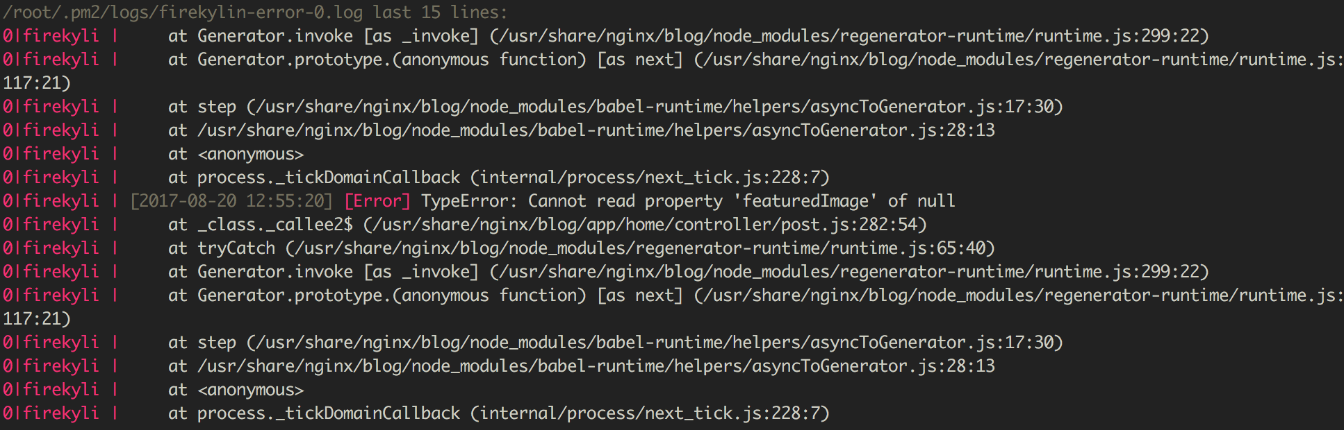文章链接500 · Issue #416 · firekylin/firekylin · GitHub