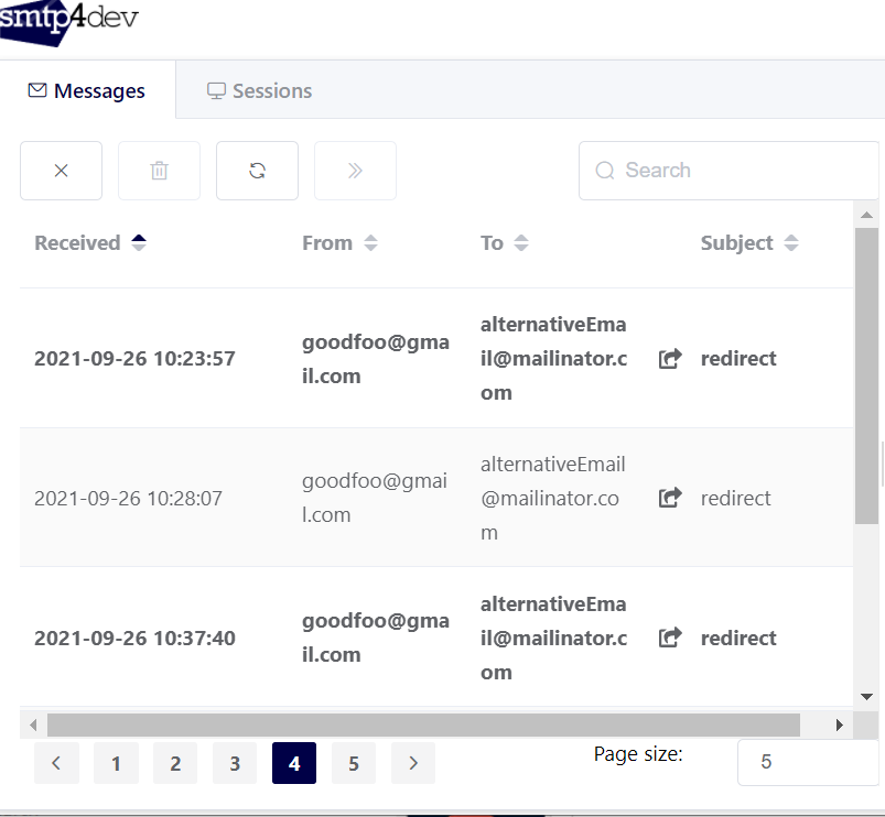 Add Paging · Issue #906 · rnwood/smtp4dev · GitHub