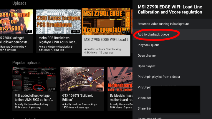 Play next/add to queue when current video is minimized · Issue #1395 · yuliskov/SmartTube · GitHub