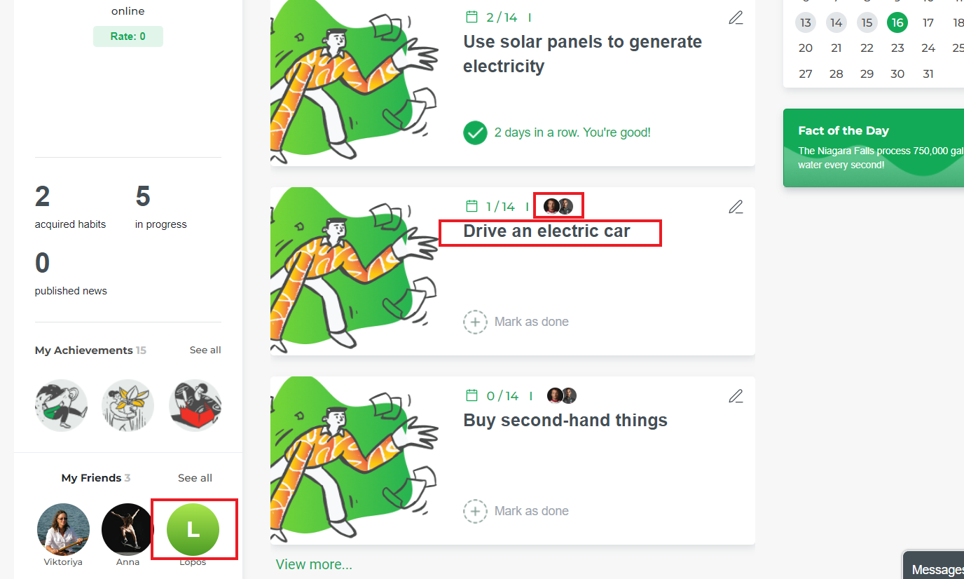 [my Habits] Avatars Of Friends Who Track The Same Habit Are Not Displayed At The Top Of The