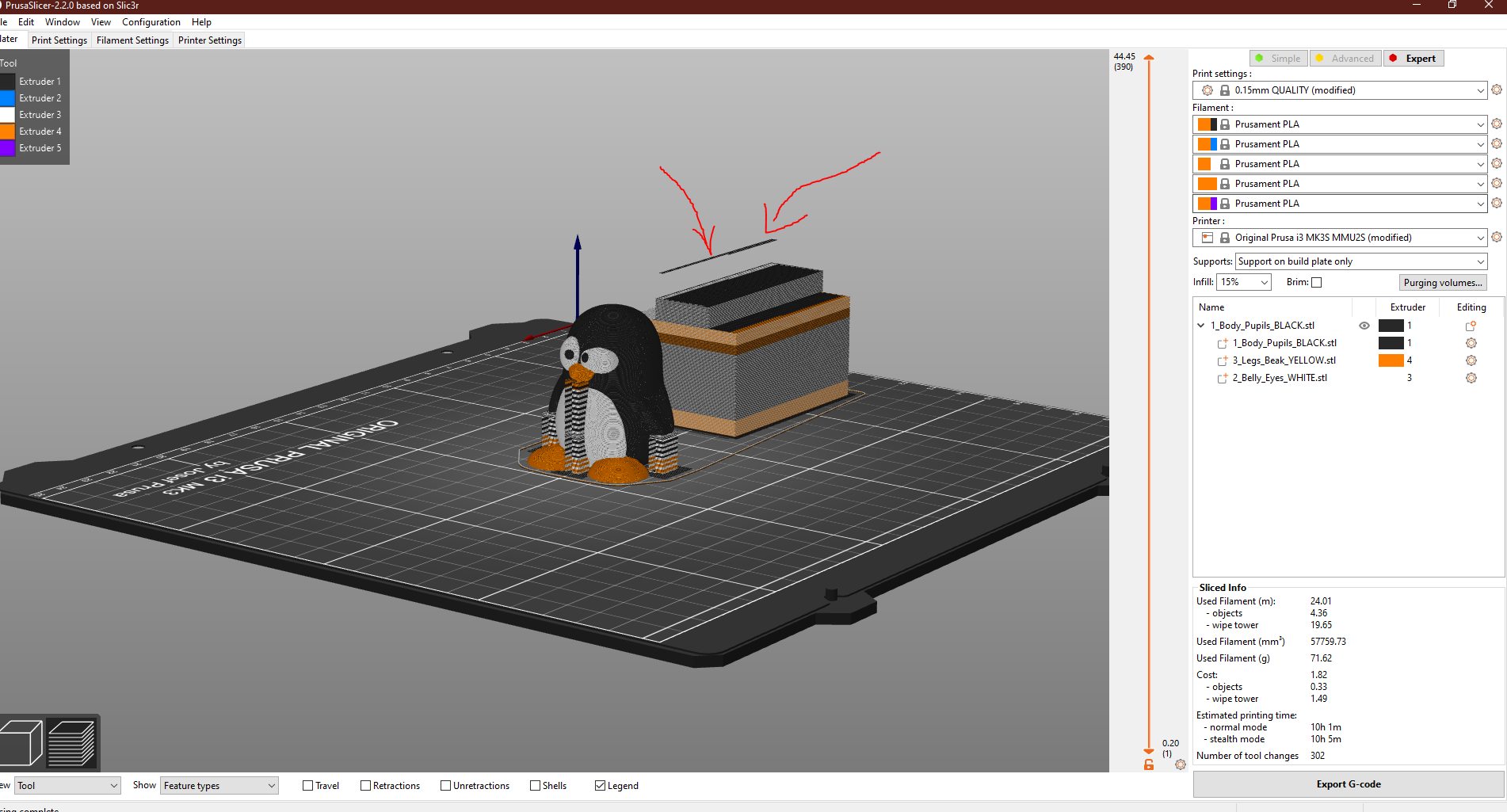 Purge tower issue on MMU2. · Issue #4339 · prusa3d/PrusaSlicer · GitHub