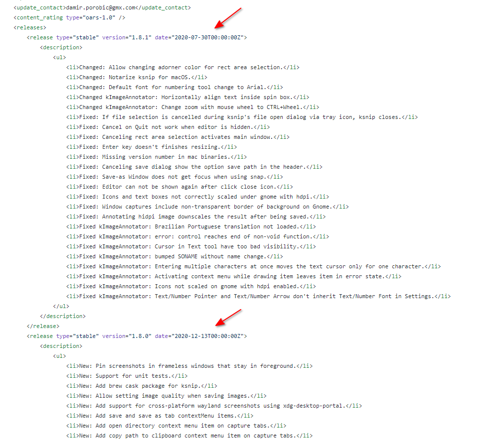 Flatpak and snap release 1.8.1 · Issue #579 · ksnip/ksnip · GitHub
