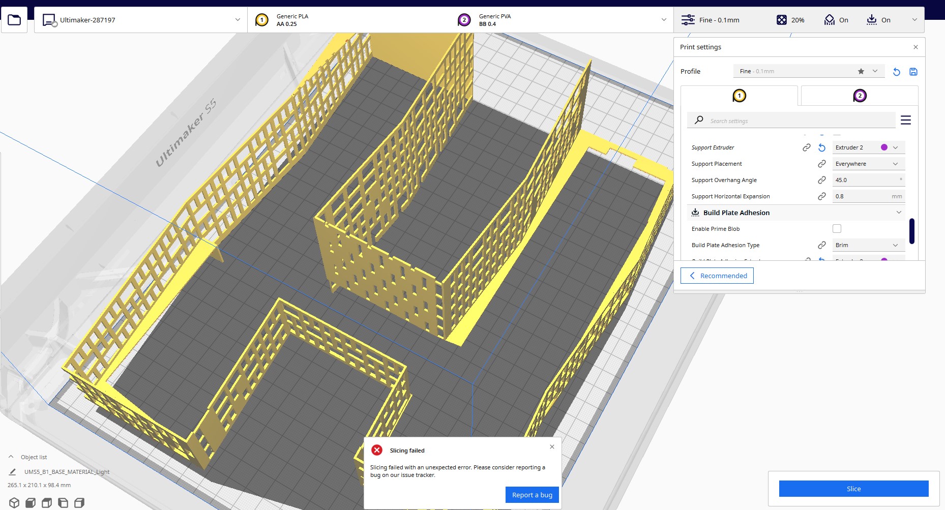 Cant Slice · Issue 14892 · Ultimakercura · Github
