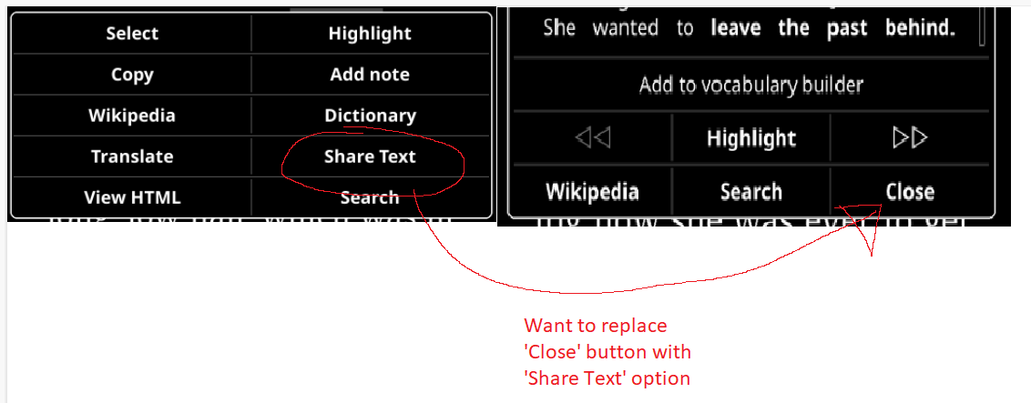 FR: Customizing options in the pop up dictionary menu · Issue #10658 · koreader/koreader · GitHub