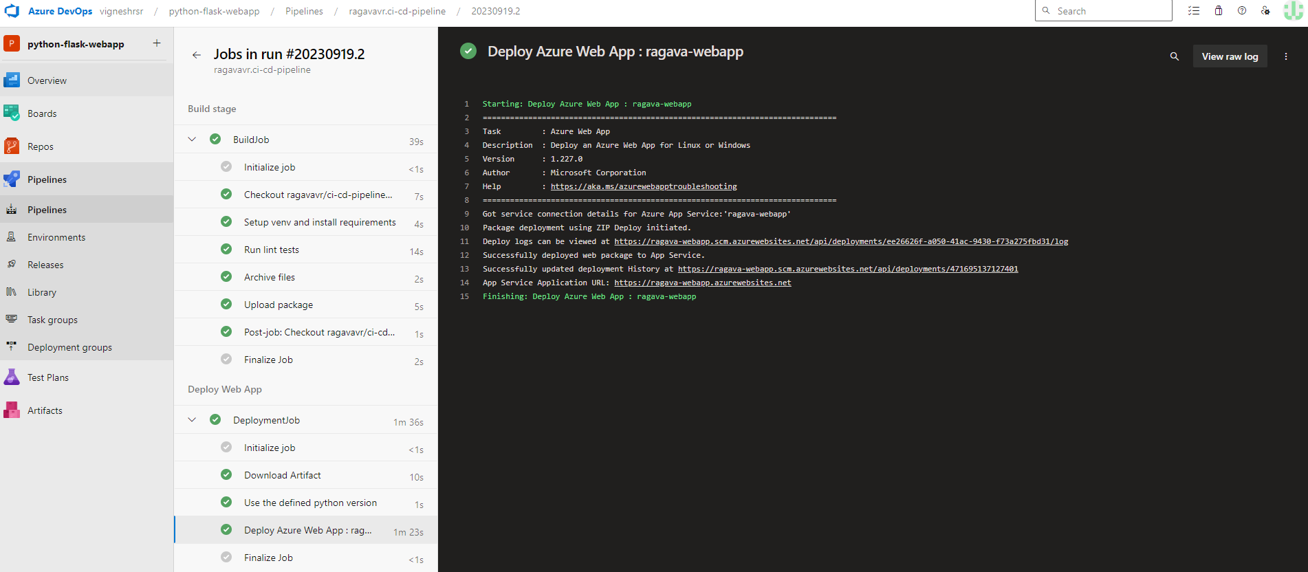 GitHub - ragavavr/ci-cd-pipeline: A repo for Udacity CI/CD project