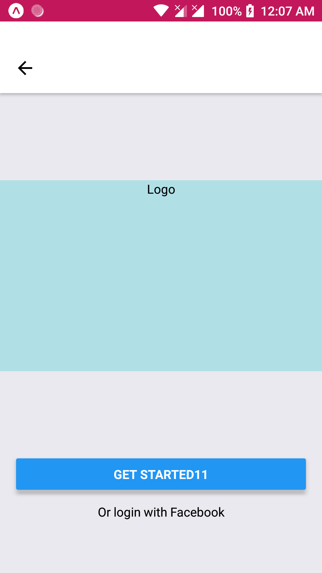 Standard header is too high and back button hides when header is small ...