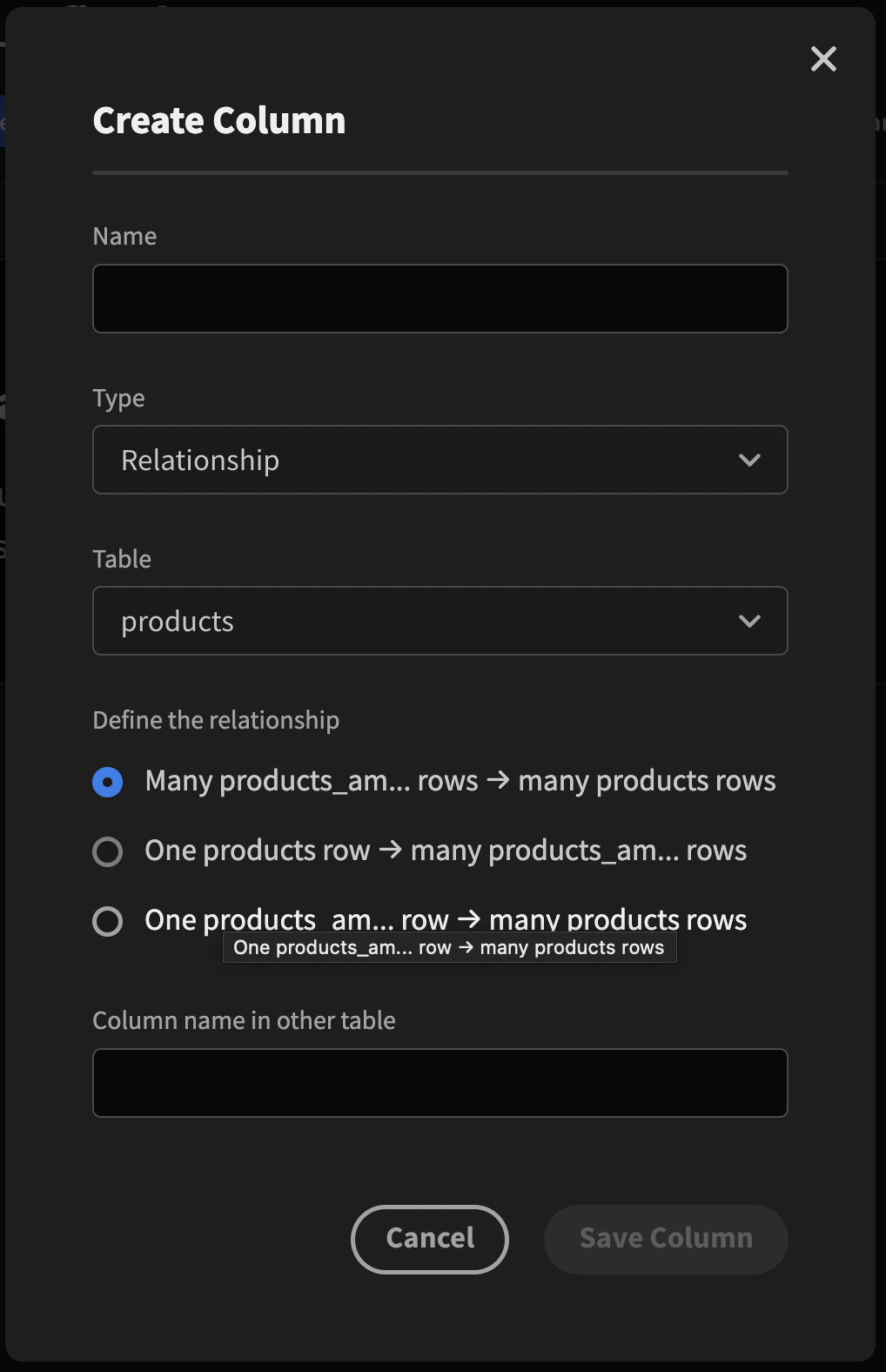 Truncated text appears in title attribute when reading from table relationship options · Issue ...