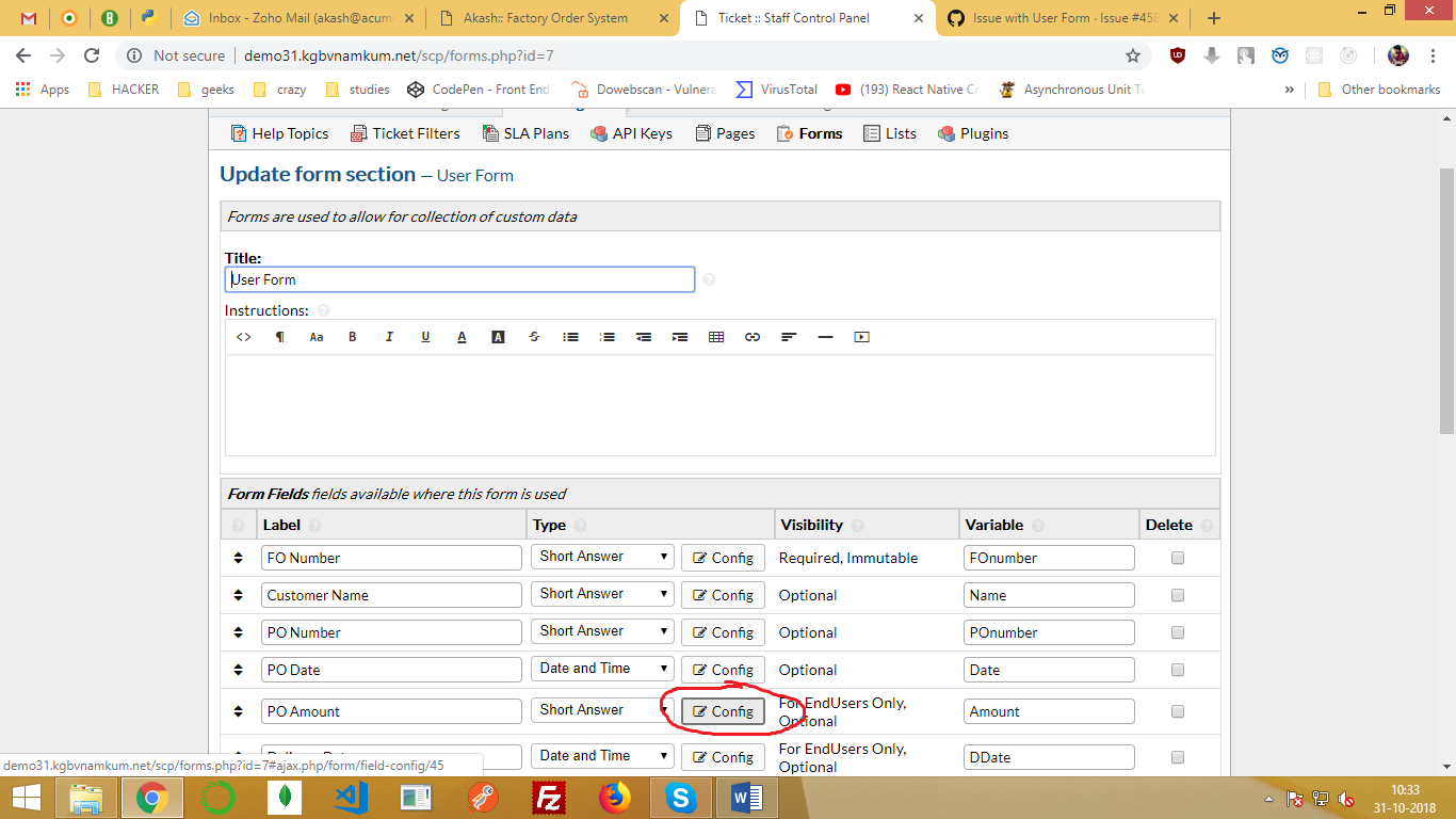 Issue with User Form · Issue #4584 · osTicket/osTicket · GitHub