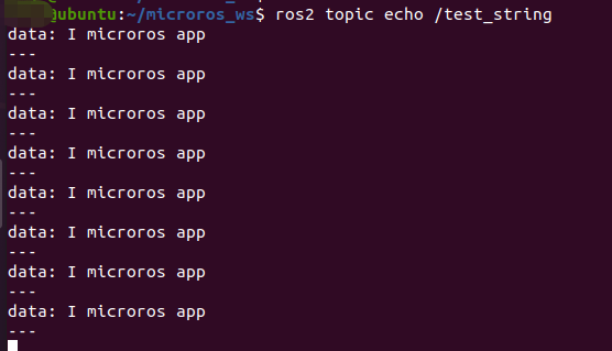 ROS2 foxy can't receive microros app string topic · Issue #322 · micro-ROS/micro_ros_setup · GitHub