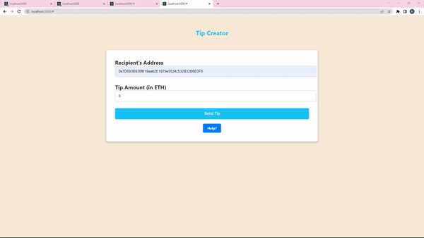 GitHub - CodeNameNoah/TipJar: TipJar is a robust and user-friendly decentralized application ...
