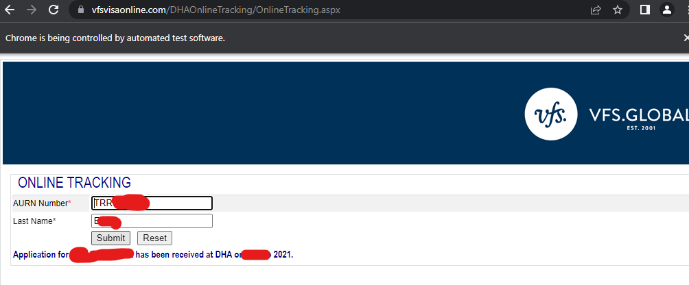 GitHub - dpebert7/VFS: Got tired of checking on my South African visa status, so I wrote a ...