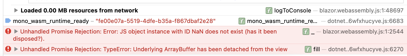 Cannot Pass Byte Pointer To Array From Rust Runtime To Wasm Typeerror Buffer Is Already 
