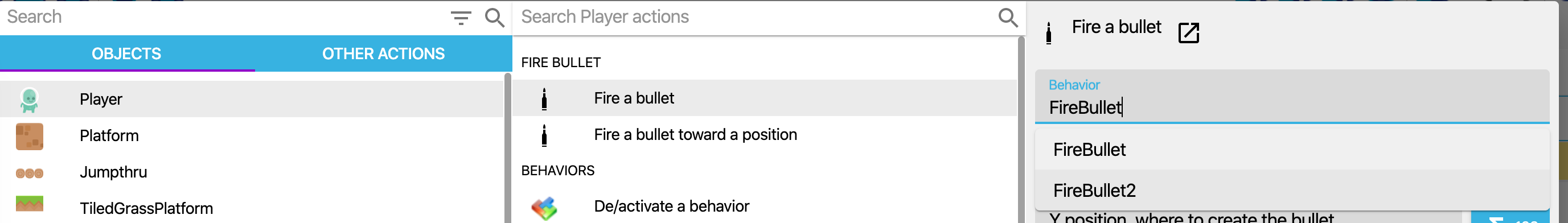 New extension - FireBullet update · Issue #97 · GDevelopApp/GDevelop-extensions · GitHub